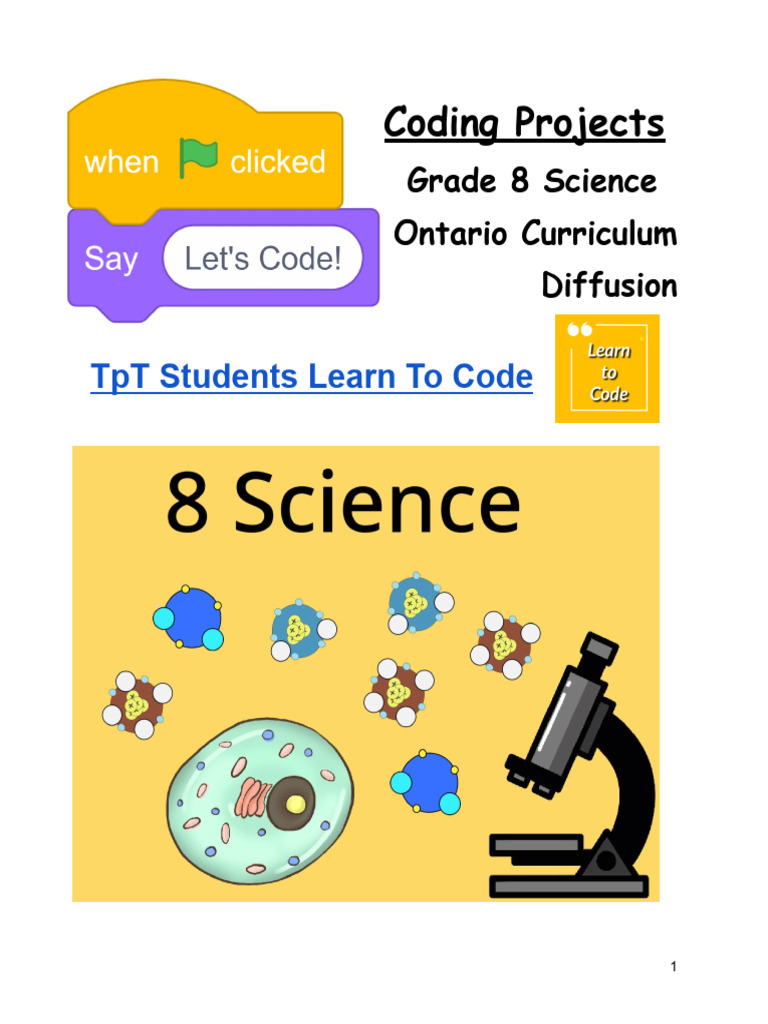 Coding Projects: TPT Students Learn To Code | PDF | Cell (Biology ...