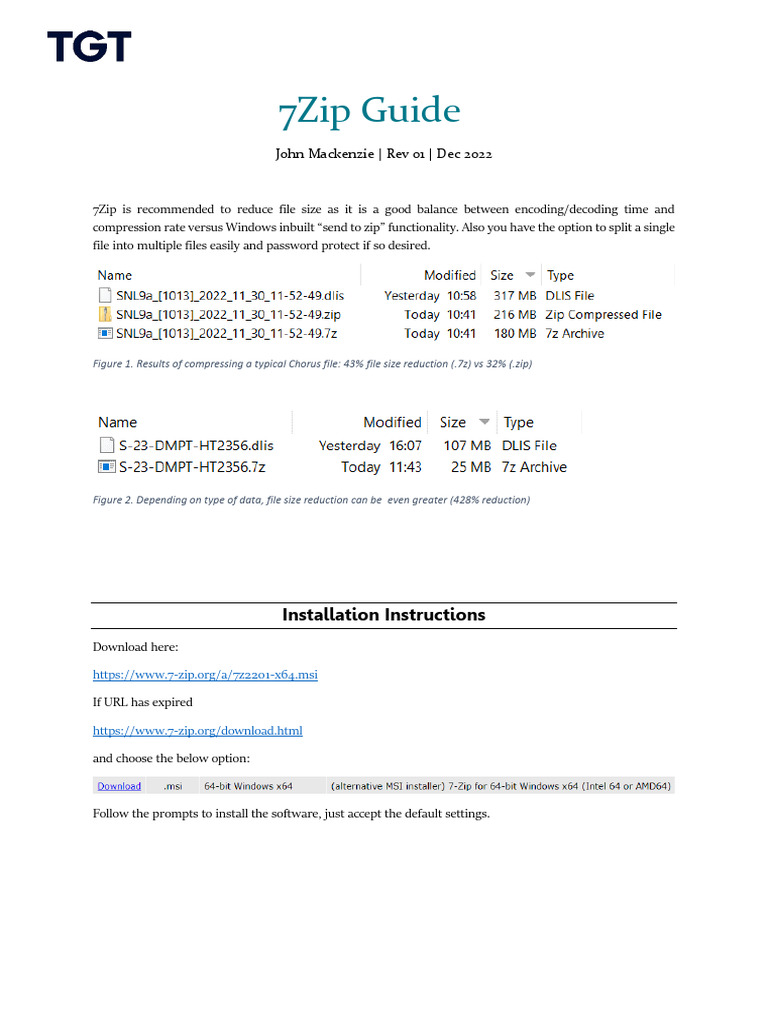 7zip Guide Rev 1 | PDF