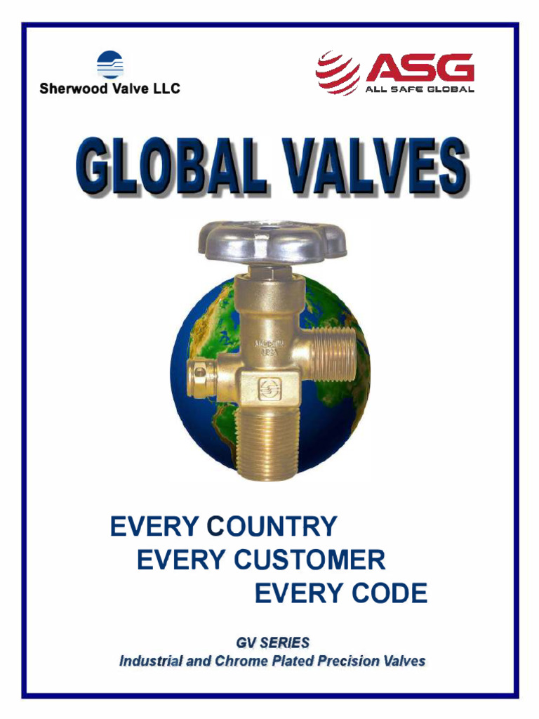 All Safe Global Sherwood Valve GV Series | PDF | Valve | Mechanical ...