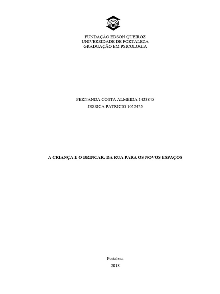 Modelo de TCC | Download grátis PDF | Aprendizado | Sociologia