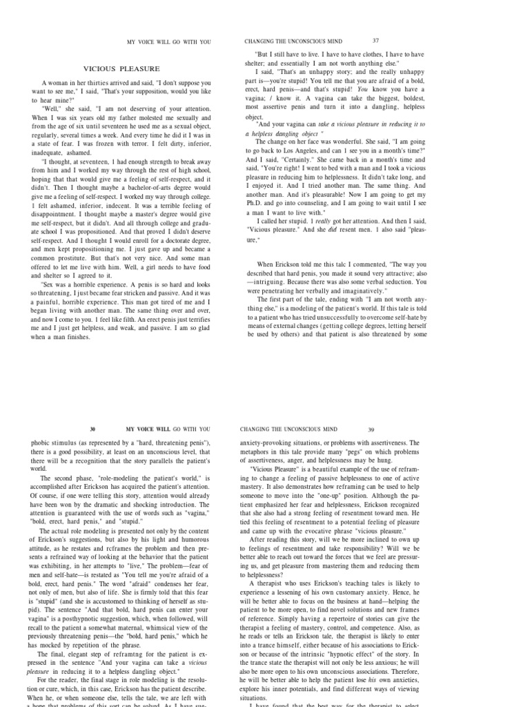 Rosen The Teaching Tales of Milton Erick | PDF | Hypnosis | Psychology