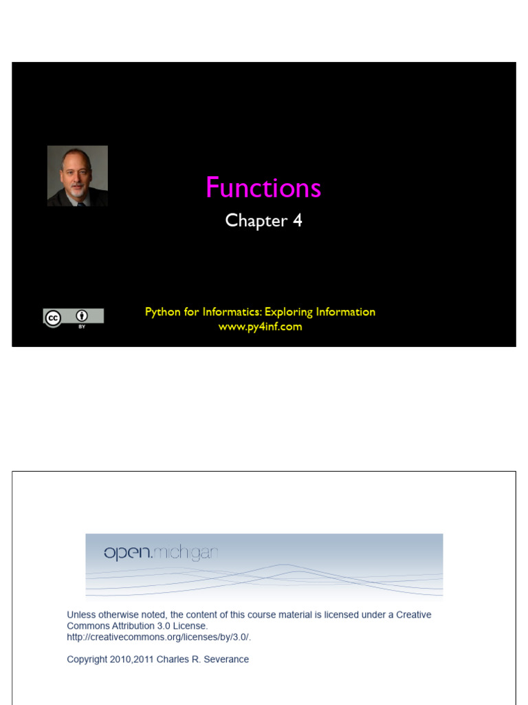 Py4Inf 04 Functions | PDF | Parameter (Computer Programming) | Computing