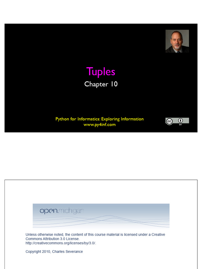 Py4Inf 10 Tuples | PDF | Software Engineering | Computer Programming