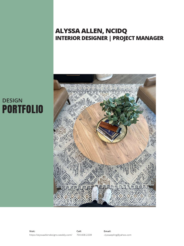 alyssa allen portfolio compressed | PDF | Interior Design