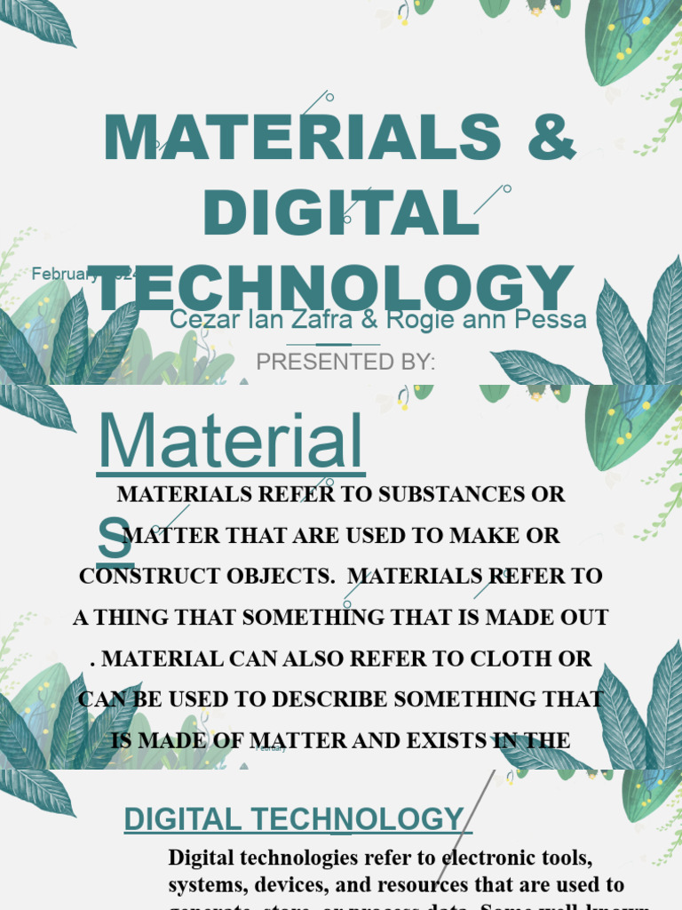 MATERIALS DIG WPS Office Rogiecezar | PDF | Computing | Information ...