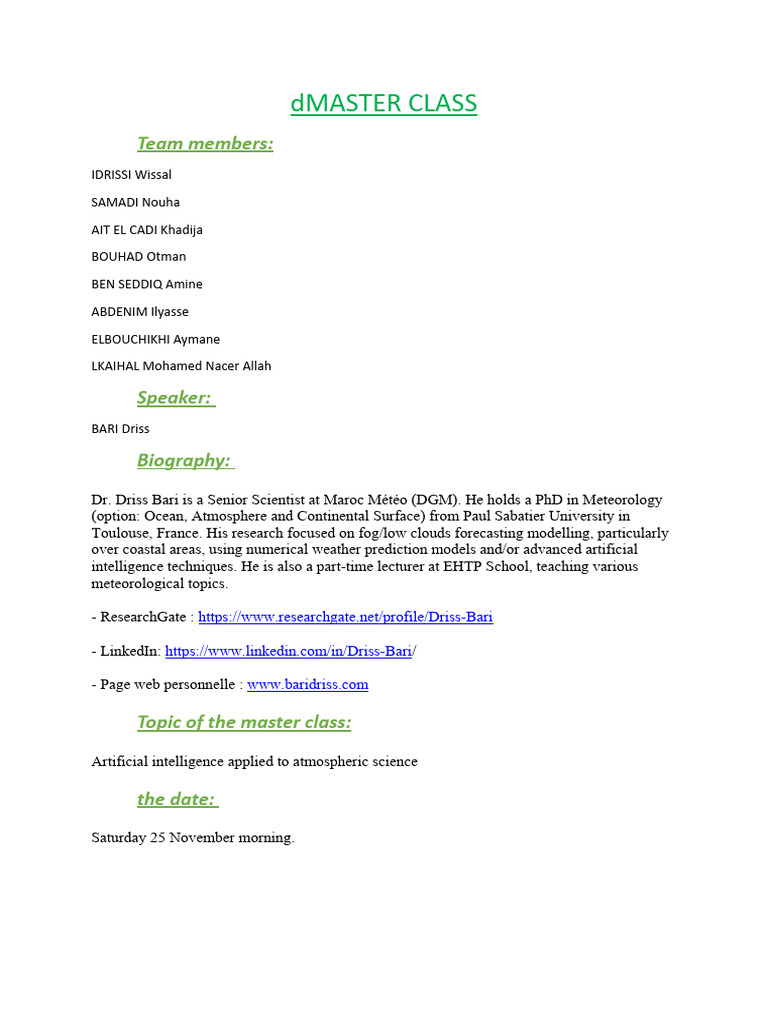 Master Class | PDF | Computers