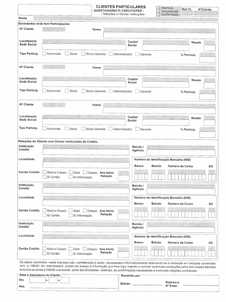 Questionário Relações Com OIC | PDF