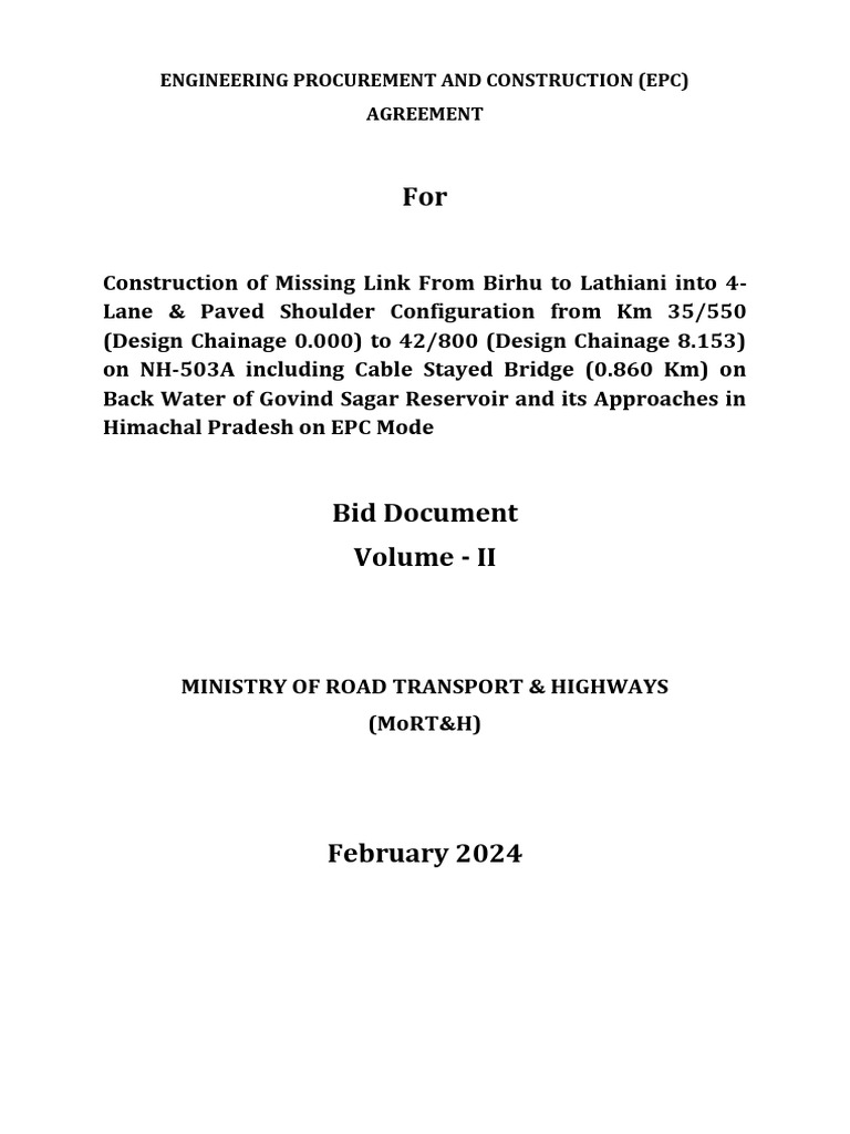 Engineering Procurement and Construction (Epc) Agreement | PDF ...