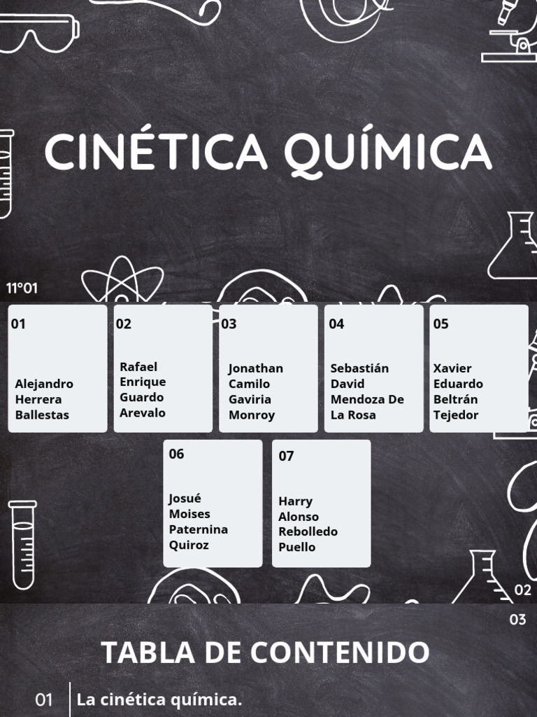 Cinética Química | PDF | Cinética química | Velocidad de reacción