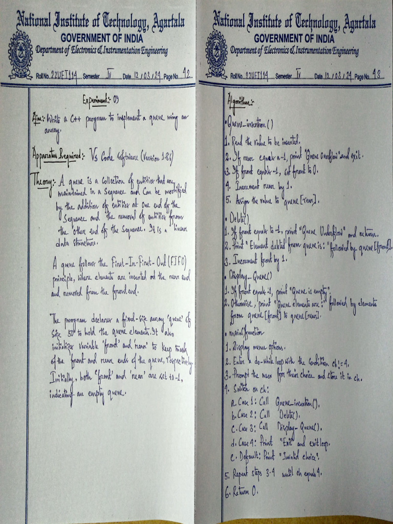 Dsa Lab Exp-09 | PDF