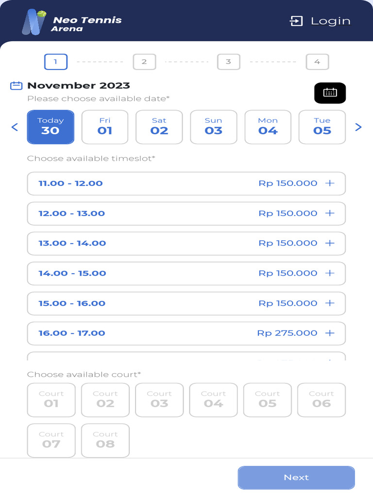 Court Booking System November 2023 | PDF