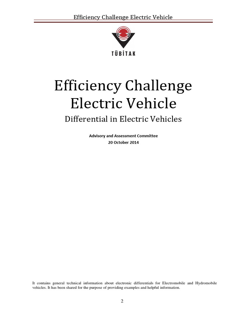 00 Electronic Differential Information Note ENG CSav1 | PDF | Engines ...