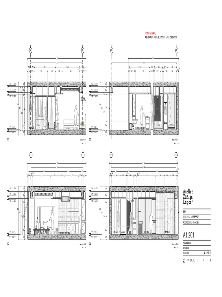 Secciones Arquitectónicas Detalladas Pdf