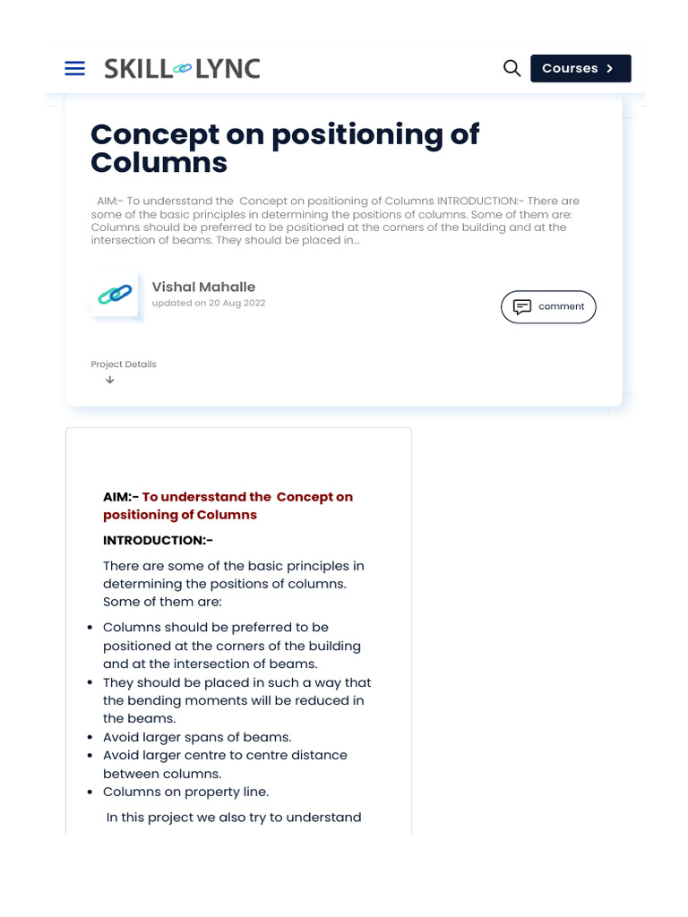 Structural Column Positioning Guide | PDF | Beam (Structure) | Stairs