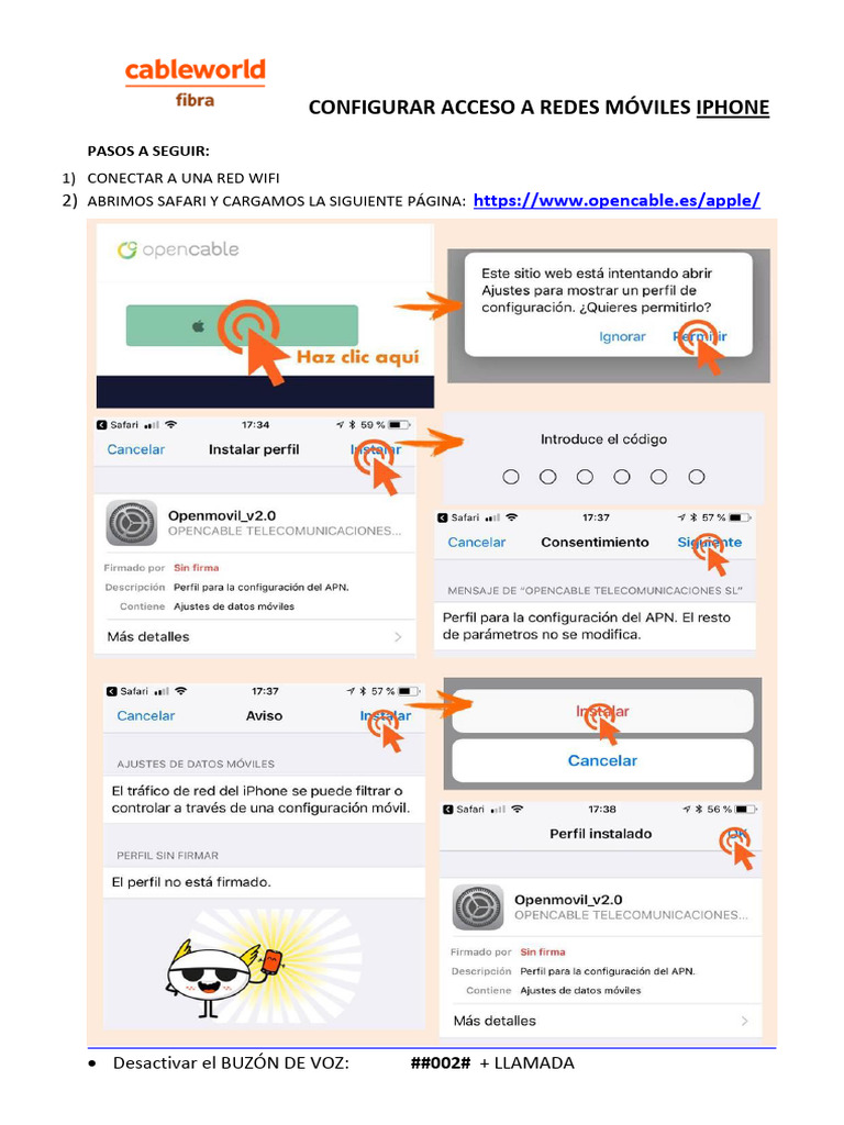 Manual Configurar Iphone | PDF | Informática | Tecnología