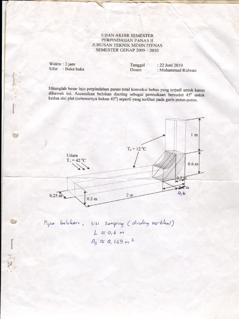 Solusi UAS Perpan II Tahun 2010 | PDF