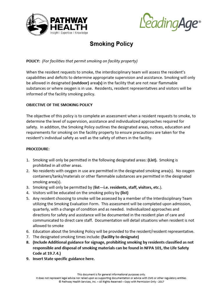 2 Smoking Policy and Procedure v2 | PDF | Electronic Cigarette | Cigarette