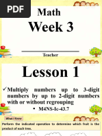 Grade 3 Curriculum Guide in Math | PDF | Multiplication | Teaching ...