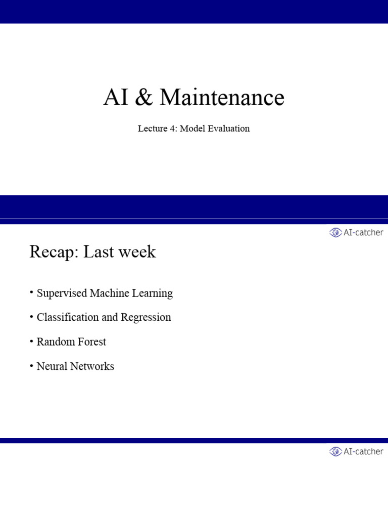Lecture 4 Evaluation | PDF | Errors And Residuals | Root Mean Square Deviation