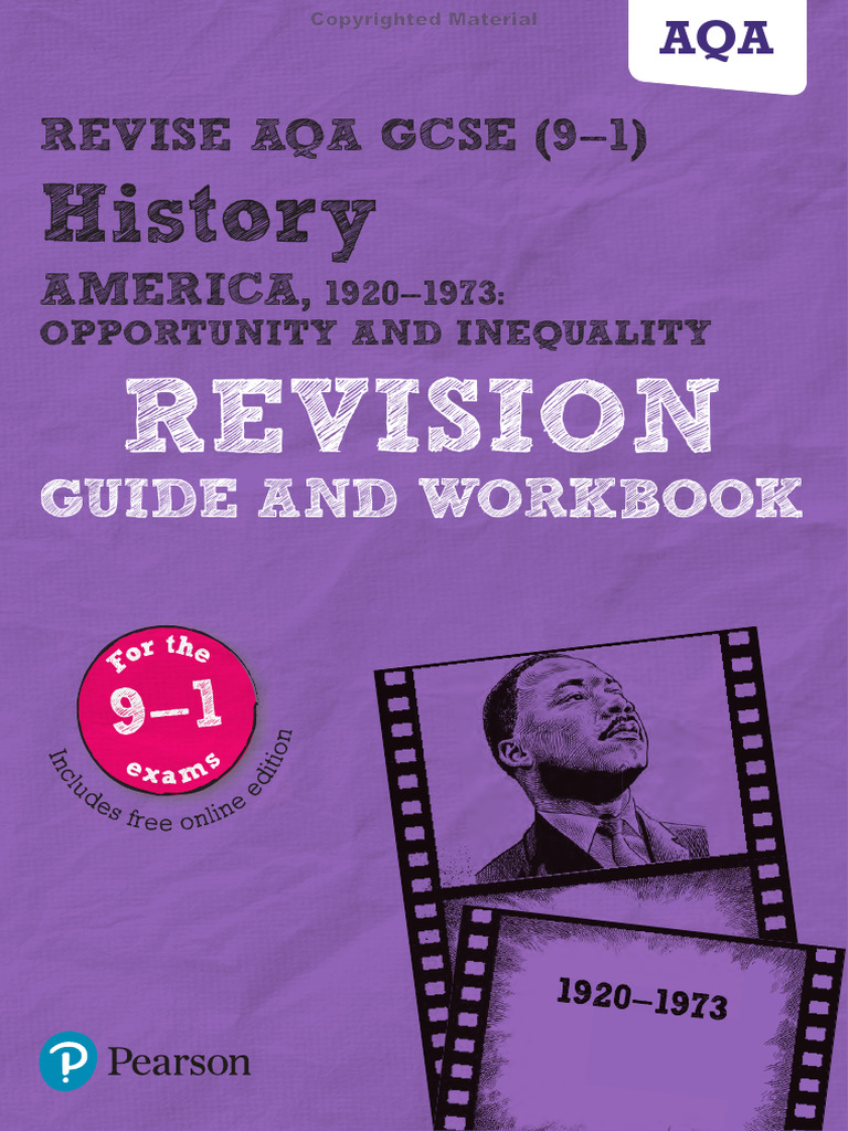 Revise Aqa Gcse History America 1920 1973 Opportunity And Inequality