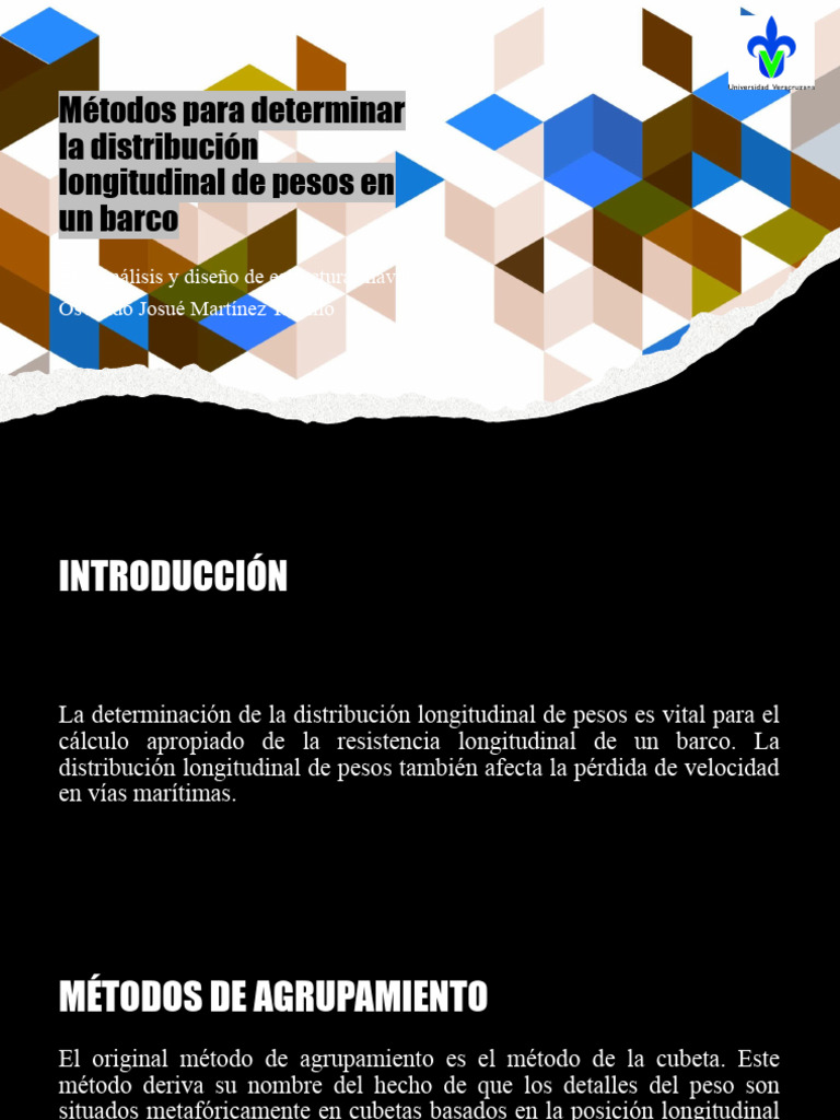 Métodos para Determinar La Distribución Longitudinal de Pesos | PDF