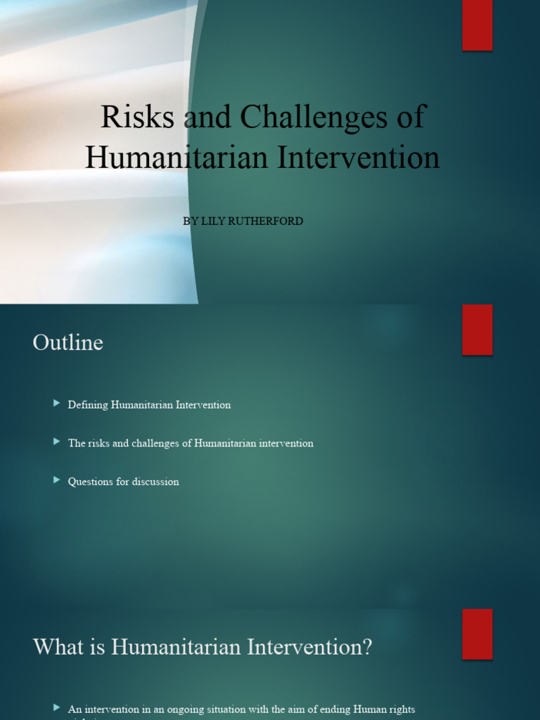 Risks of Humanitarian Intervention | PDF | Humanitarian Aid | Sovereignty