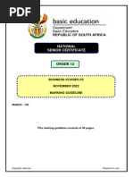 Business Studies p2 Grade 12 September 2024 Final Memo | PDF ...