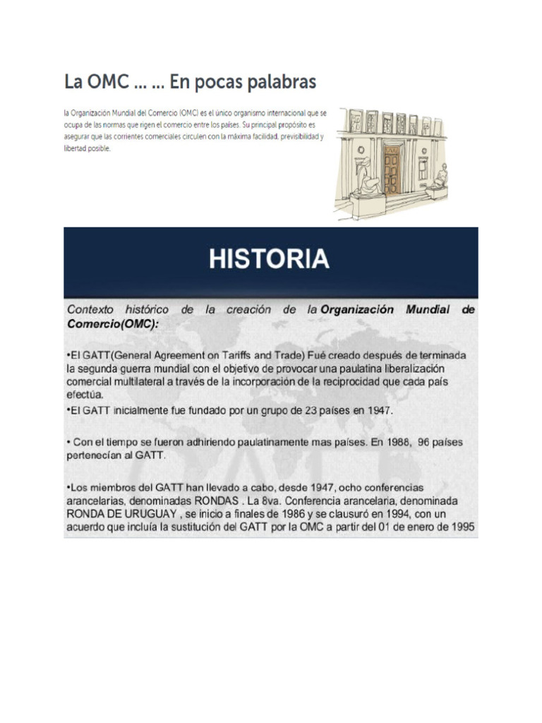 El Propósito Primordial de La OMC Es Contribuir A Que Las Corrientes ...