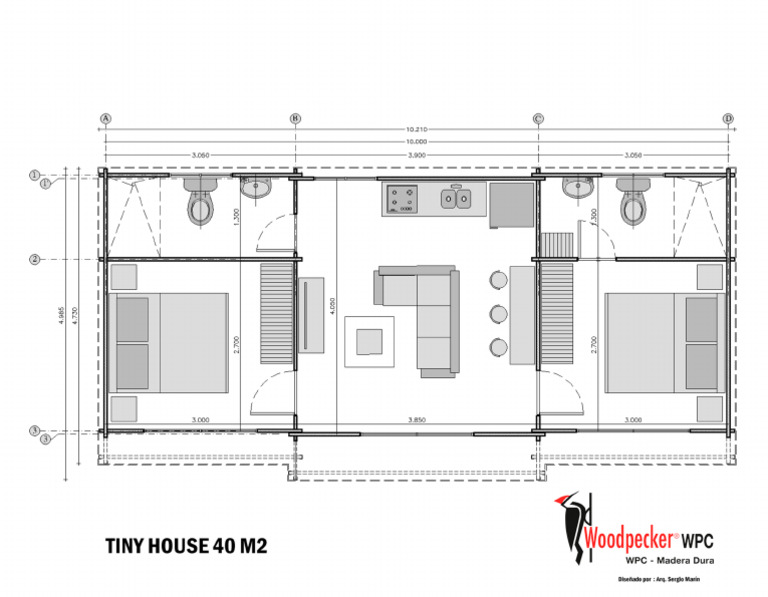 Planta Casa 40 m2 | PDF