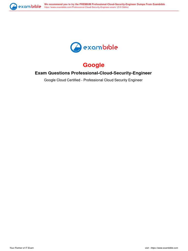 Google Cloud Security Exam Dumps | PDF | Cloud Computing | Load Balancing (Computing)
