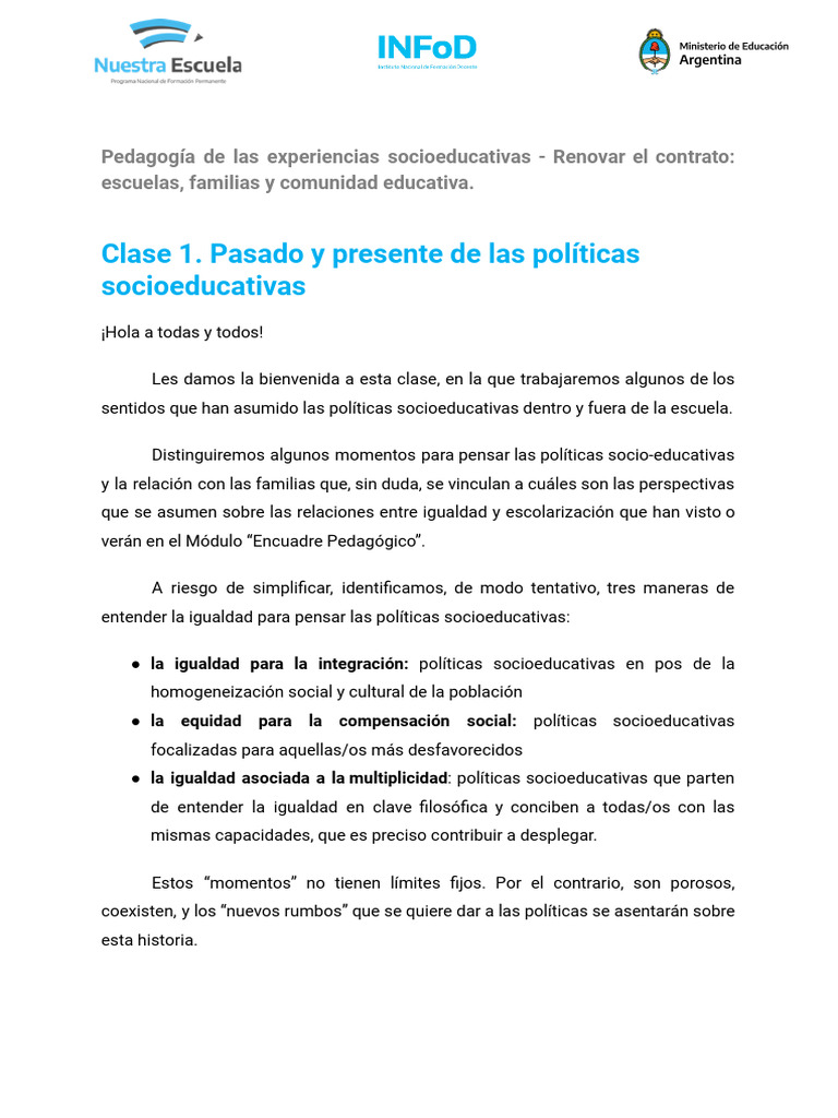 APS02 Clase01 | PDF | Escuelas | Inclusión (Educación)