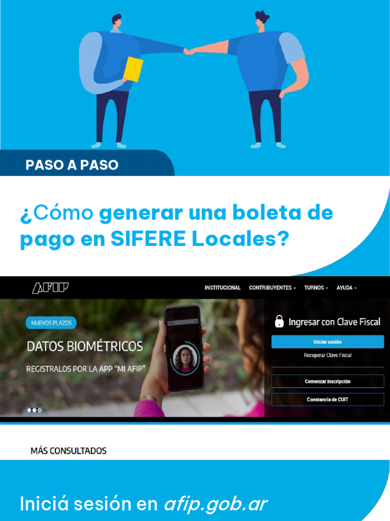 PPGC Como Generar Boleta de Pago en SIFERE Locales | PDF | Negocios ...