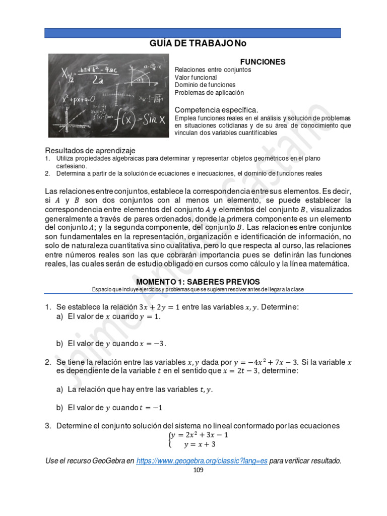 Funciones Reales | PDF | Función (Matemáticas) | Raíz cuadrada