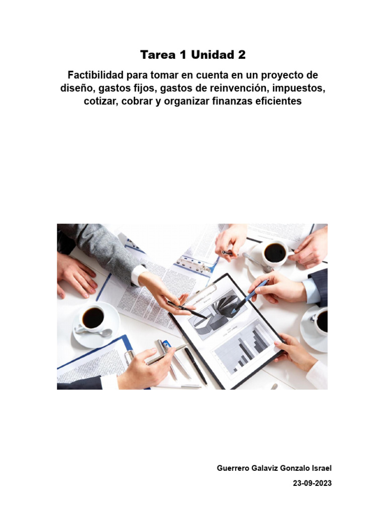 Tarea 1 Unidad 2 | PDF | Estudio de factibilidad | Business