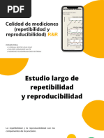 Estudio R&R: Repetibilidad y Reproducibilidad | PDF | Medición ...
