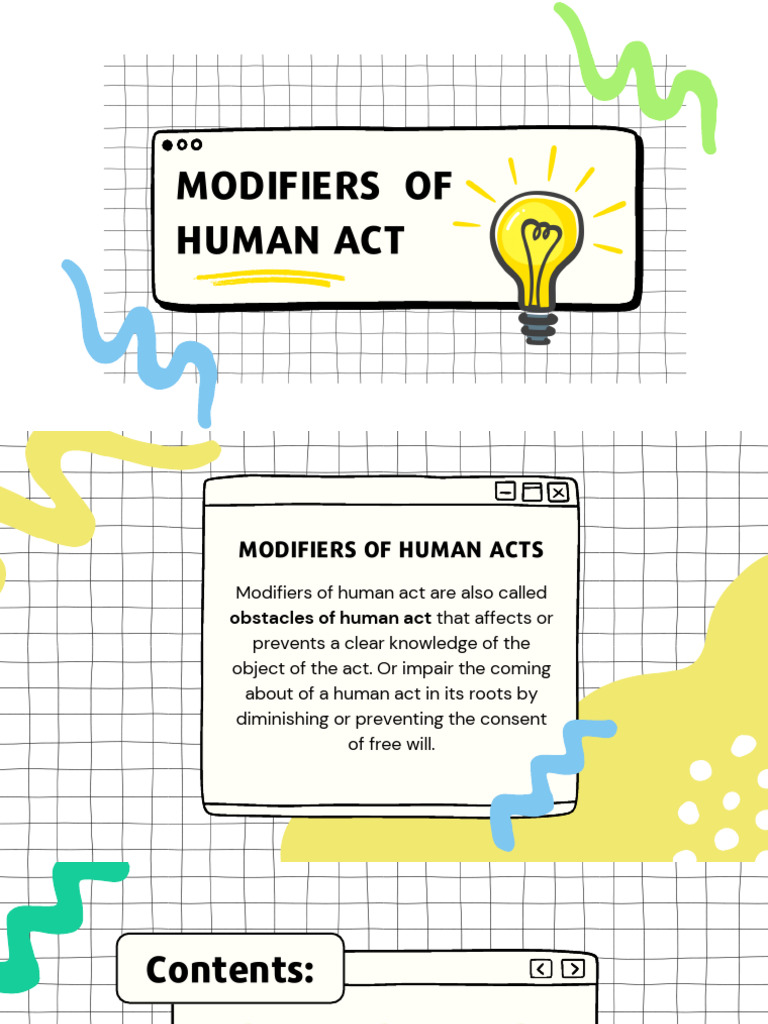 Modifiers of Human Acts Explained | PDF | Intention | Morality