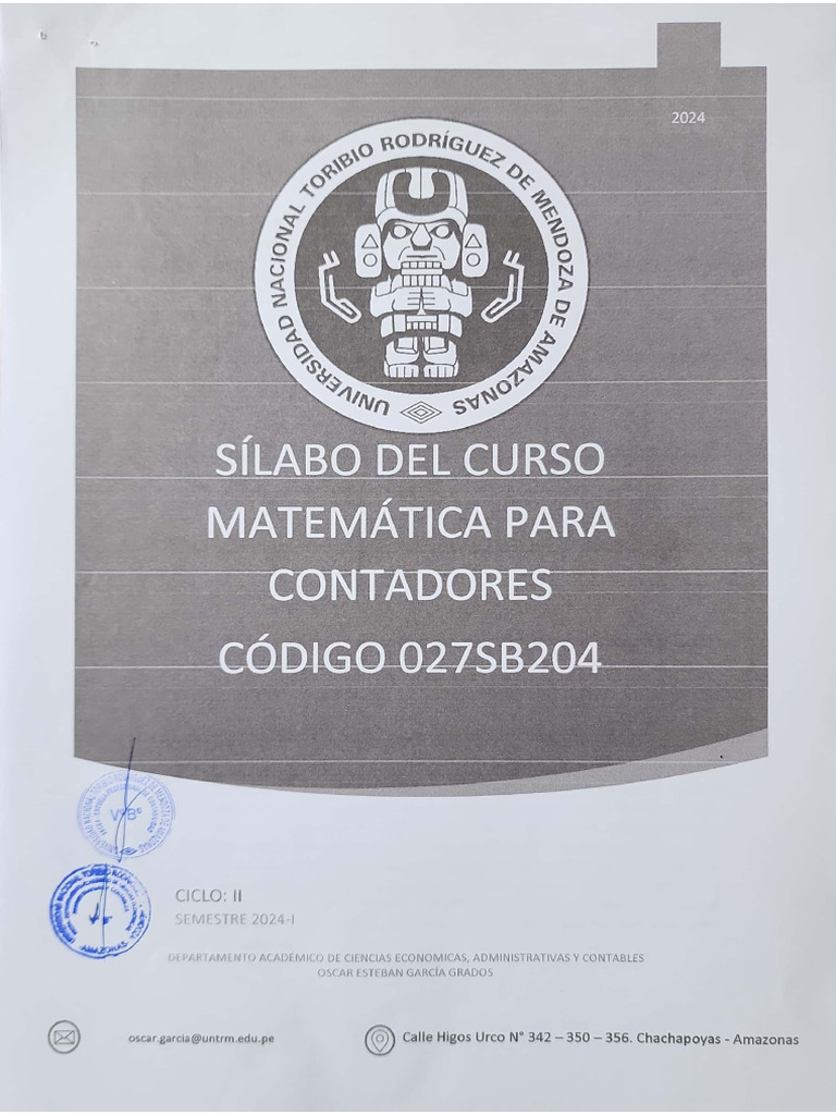 MPC Contabilidad 2024 I | PDF