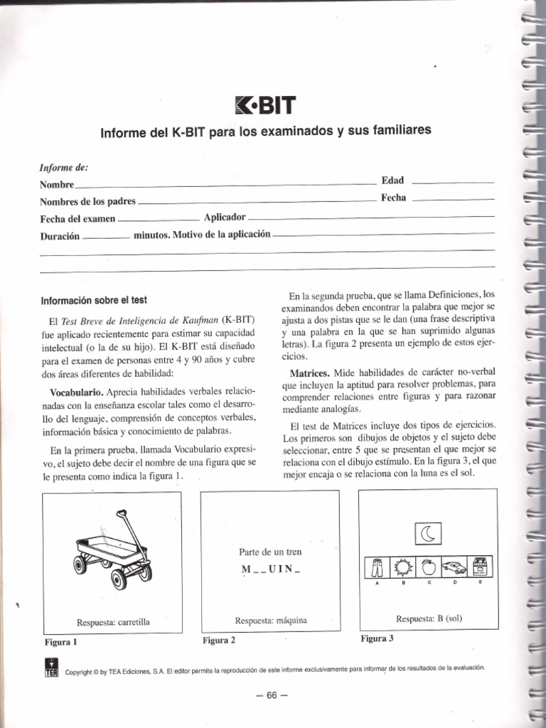 Tablas Puntuaciones KBIT | PDF | Inteligencia | Neurociencia