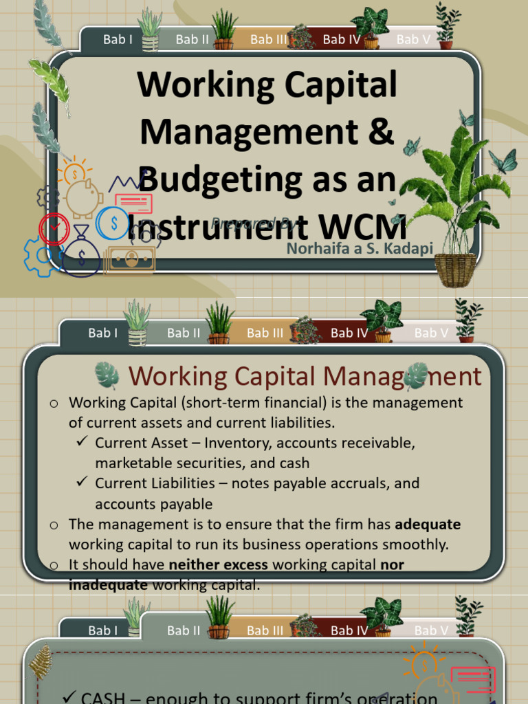 Working Capital | PDF | Working Capital | Balance Sheet