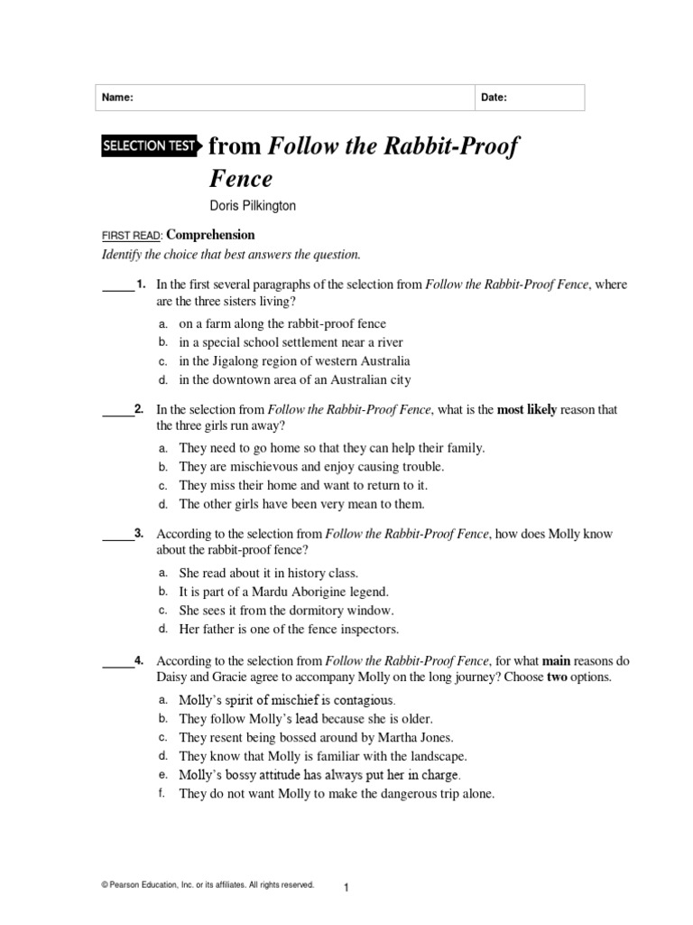 Follow The Rabbit Fence | PDF | Adverb | Verb