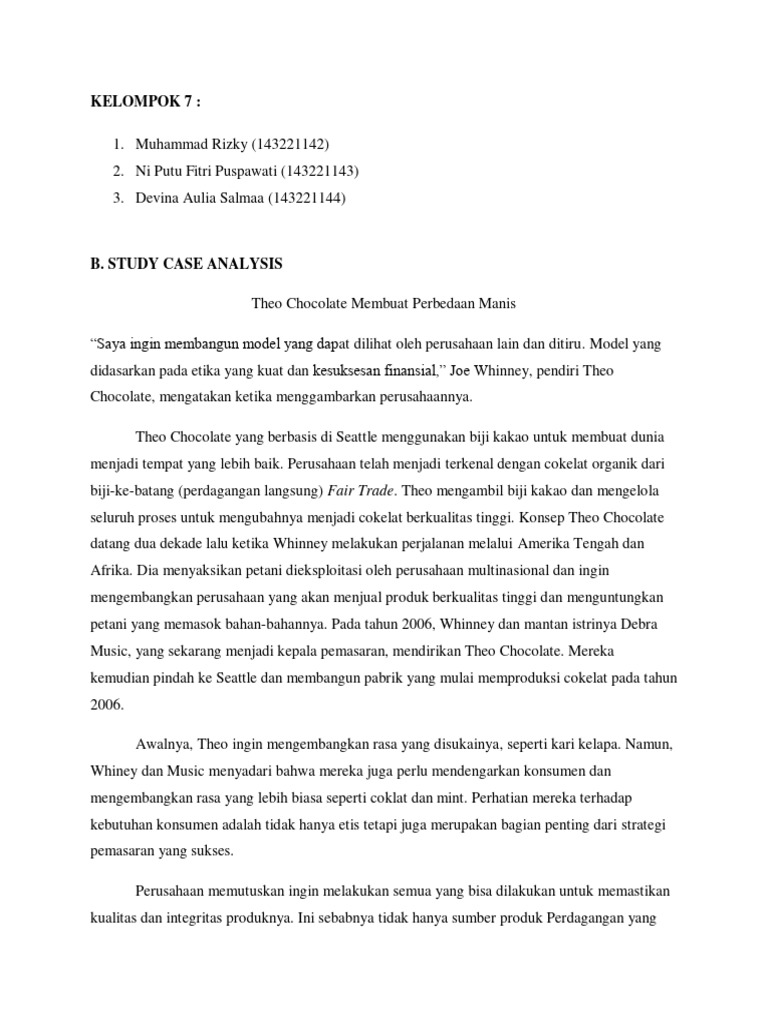 Kelp. 7 - Tugas TM Ke 2 - Case | PDF