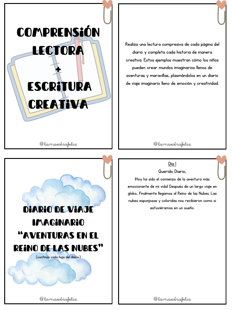COMPRENSIÓN LECTORA + ESCRITURA CREATIVA | PDF