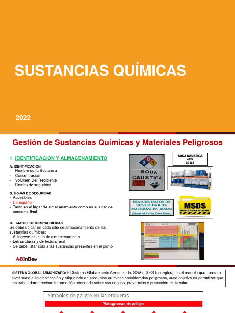 Sustancias Peligrosas 2022 | PDF | Residuos | Agua
