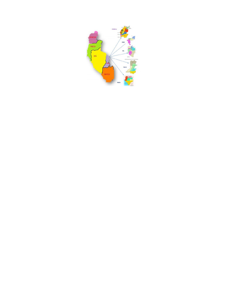 Mapa de Ica y Provincias | PDF