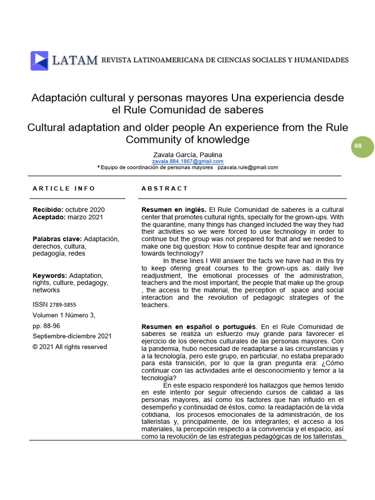 88-96 | PDF | Aprendizaje | Experiencia