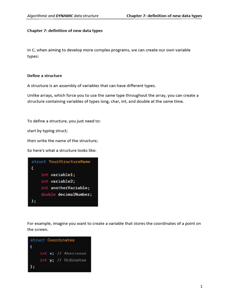 C Structures and Typedef Guide | PDF | Software Development | Computer Engineering