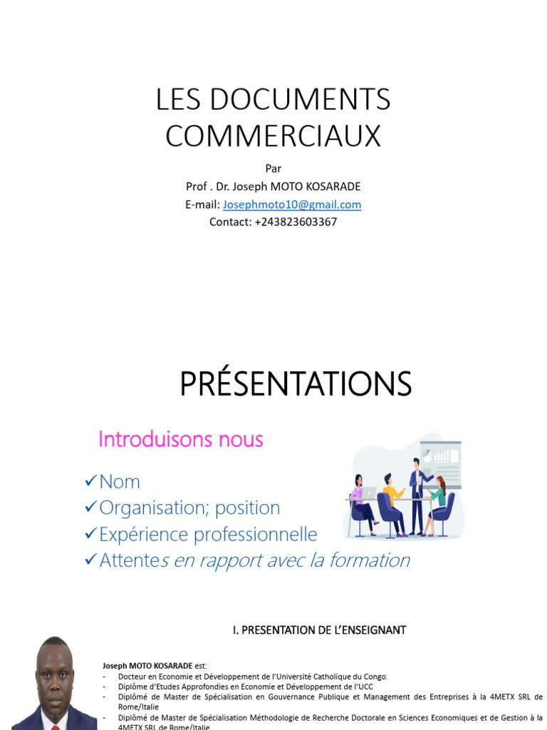 Document Commerciaux 2 | PDF | Économie | Commerce