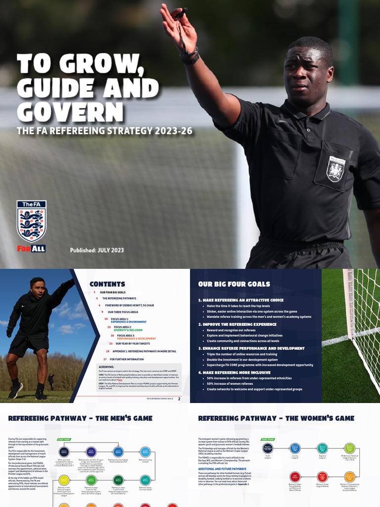 Refereeing Strategy 26072023 | PDF | Association Football | Sports