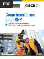 Inscripcion RNP Ejecutor de Obras | PDF | Estado financiero | Contabilidad
