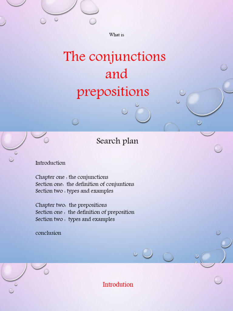 Conjunctions and Prepositions | Download Free PDF | Semantic Units | Linguistics
